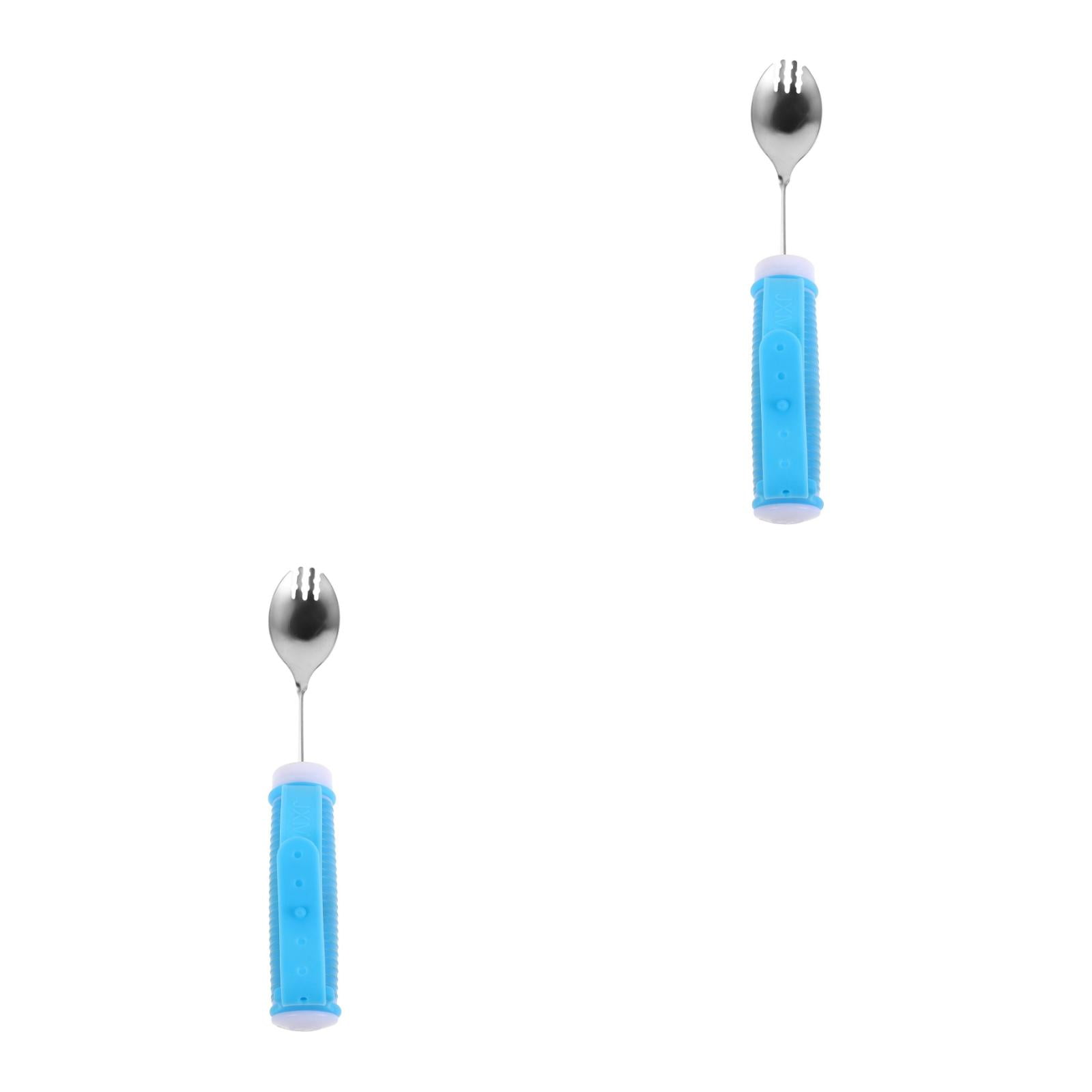 OUNONA Raindrops 2pcs Adaptive Spoon Flexible Feeding Tableware ...