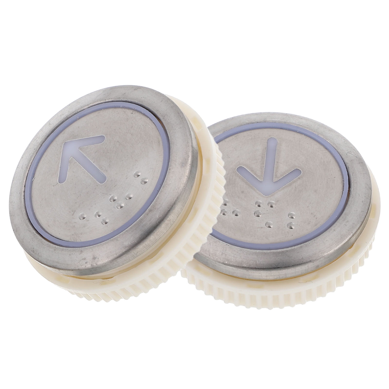 OUNONA 2pcs Elevator Button Replacement Part Stainless Steel Round ...