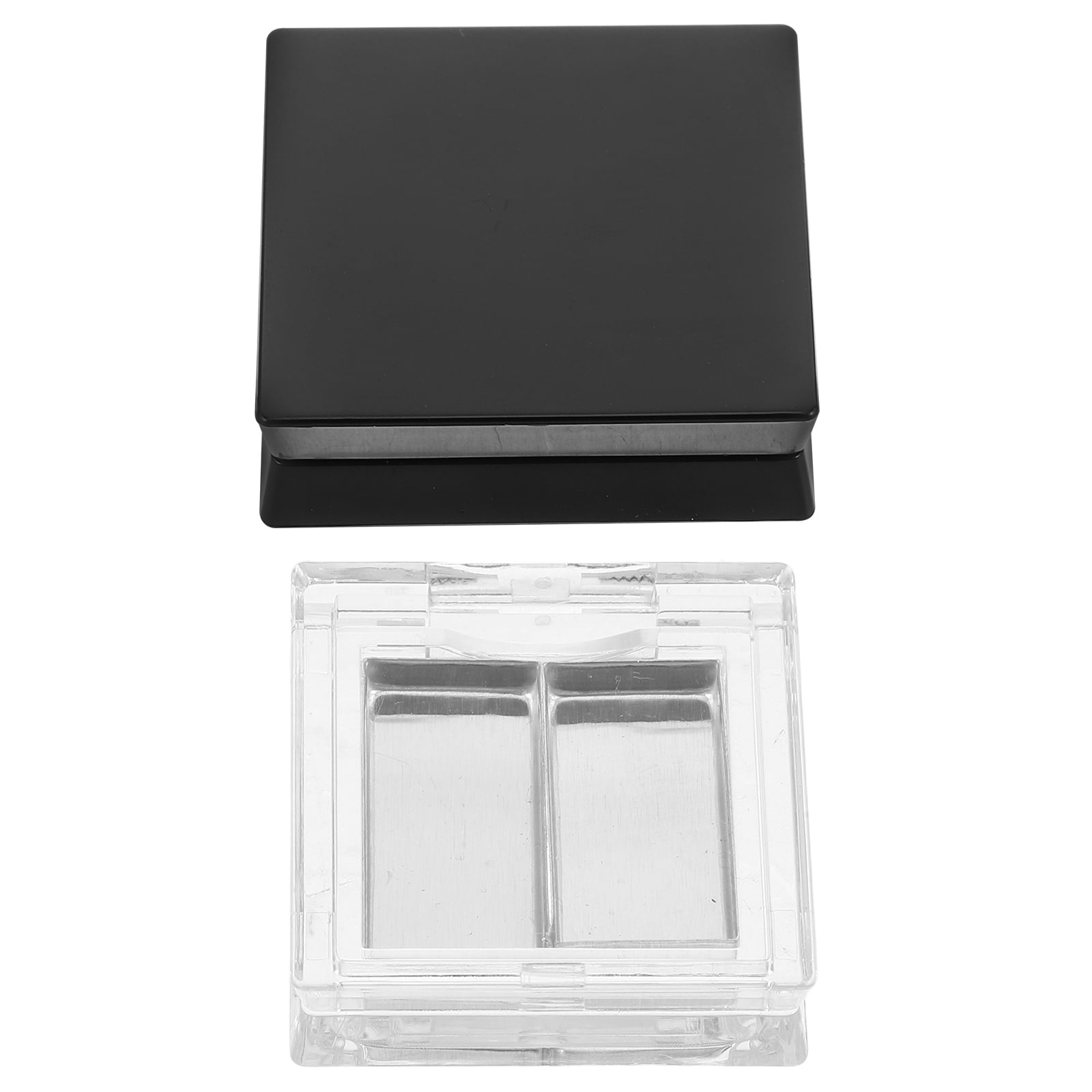 OUNONA 2pcs Empty Makeup Palette Diy Lipstick And Eyeshadow Dual Color ...