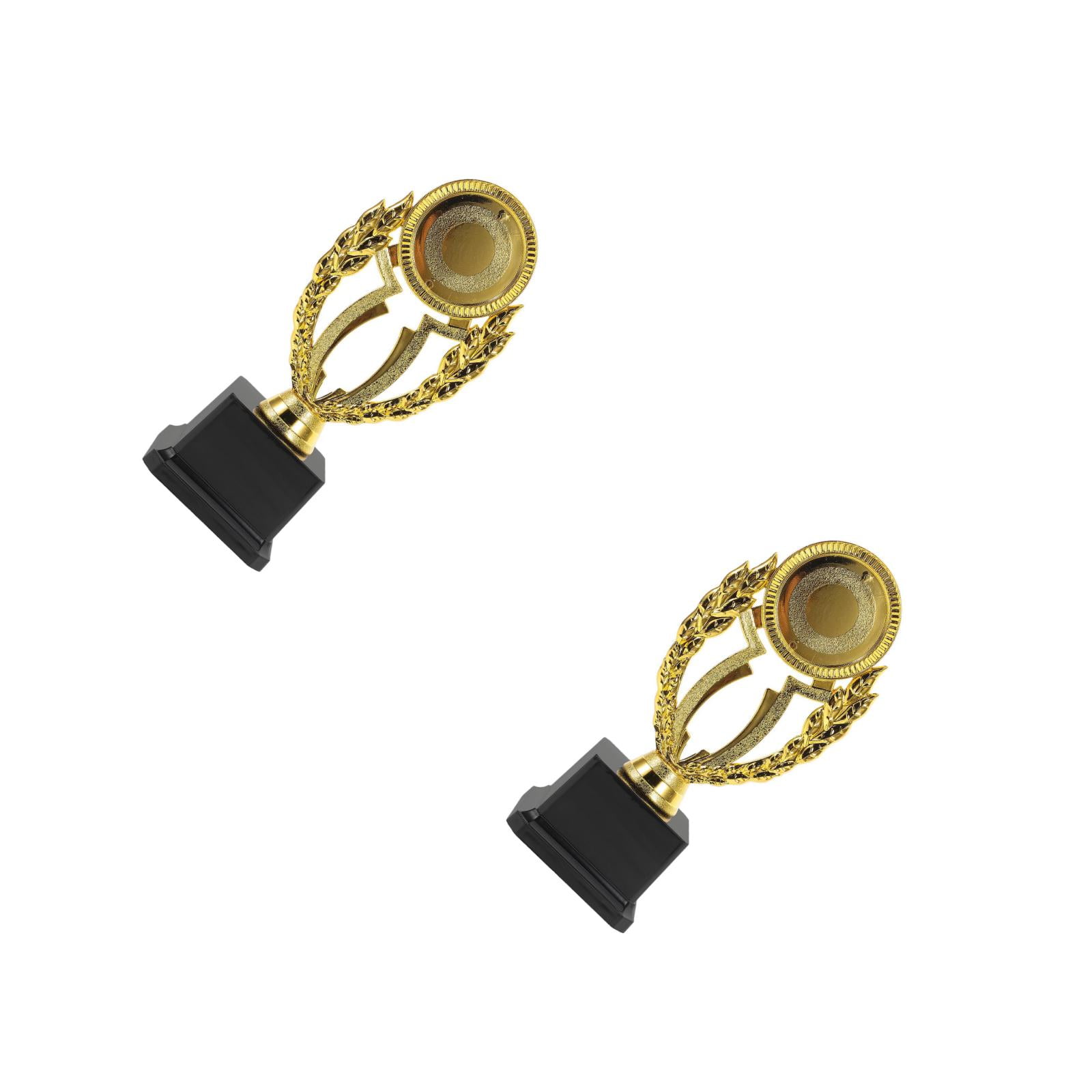 OUNONA 2pcs Exquisite Award Trophy For Kids Competition Trophy Soccer ...