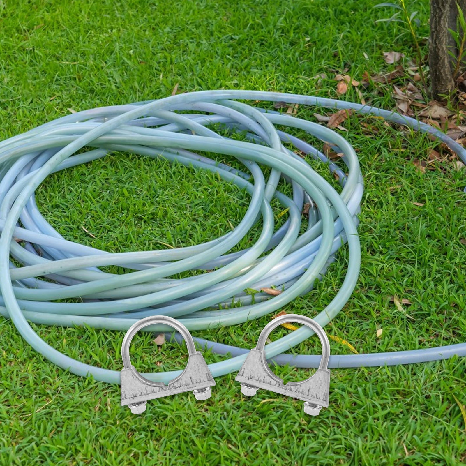 OUNONA 2pcs Farm Equipment U Shaped Water Pipe Clamps U-Bolt Clamps ...