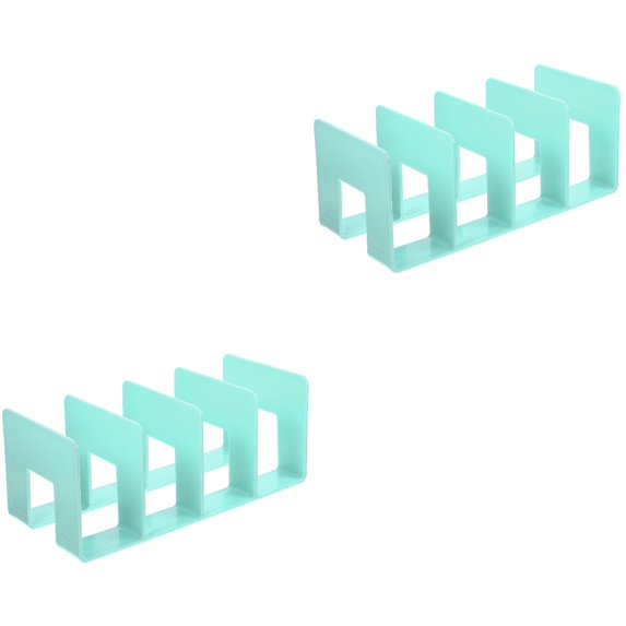 OUNONA 2pcs File Document Storage Rack Desktop Bookshelf Office Files ...