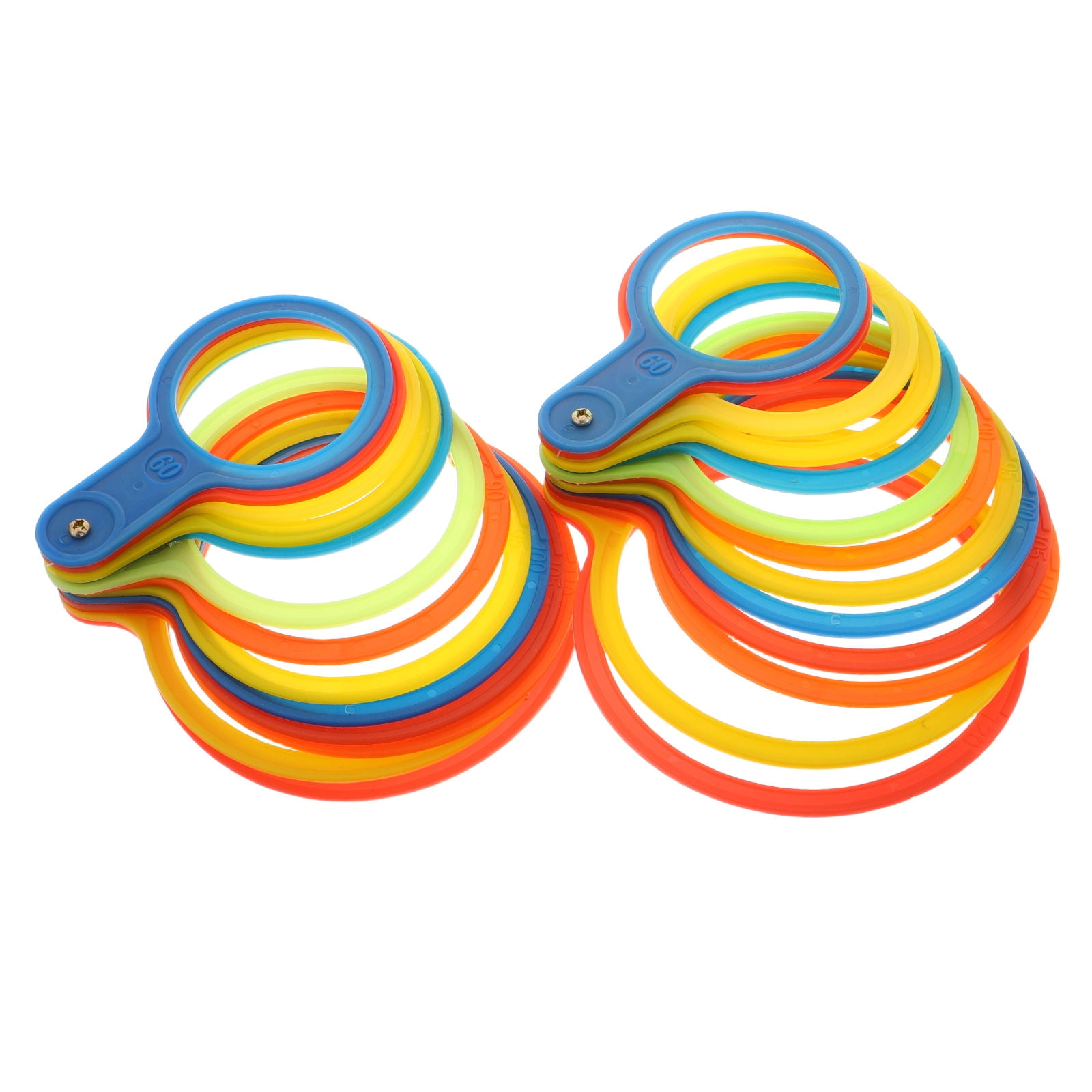 OUNONA 2pcs Fruits Ring Sizer Measuring Tool Tomato Measuring Circles ...