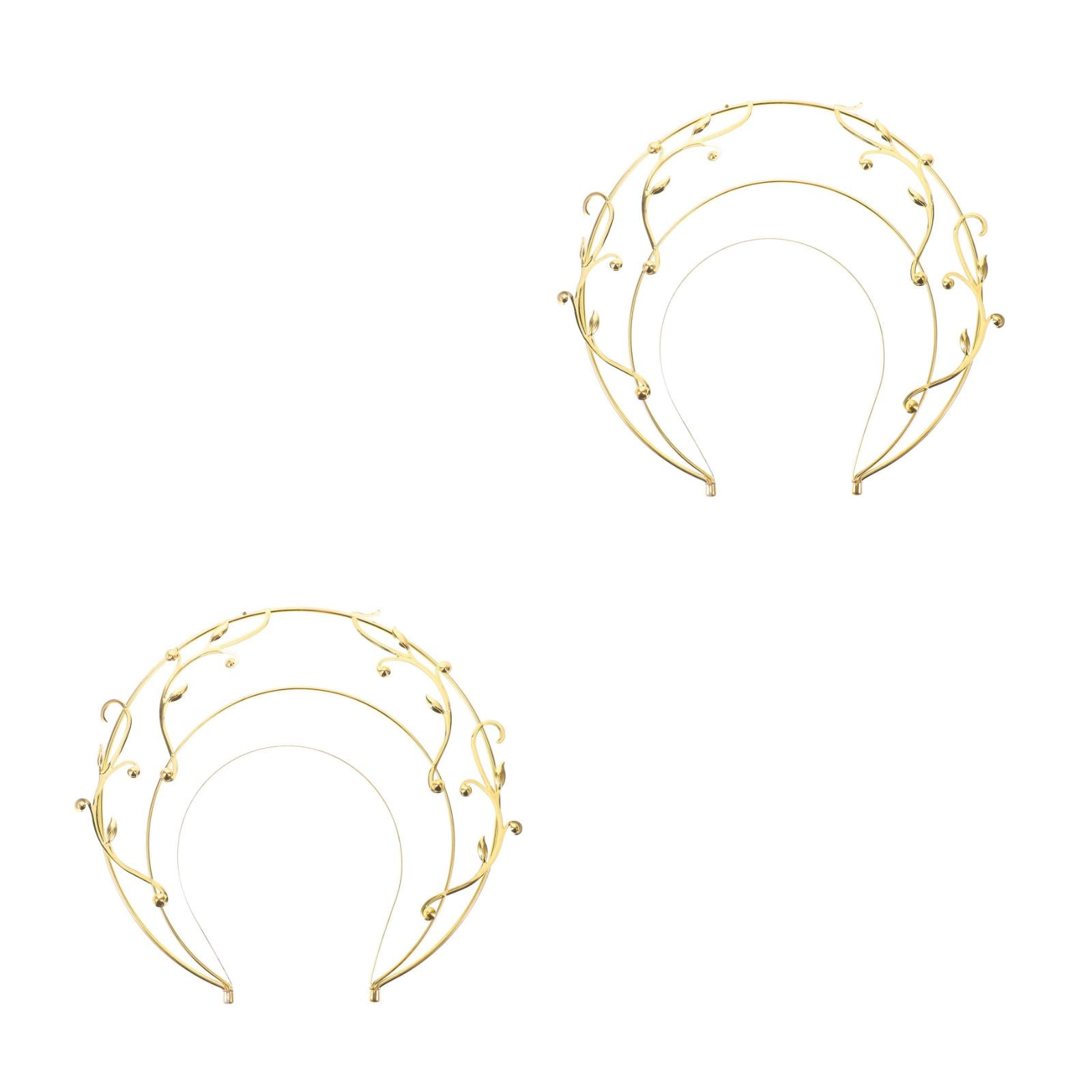 OUNONA 2pcs Goddess Headpiece Elegant Greek Goddess Crown Luxurious ...