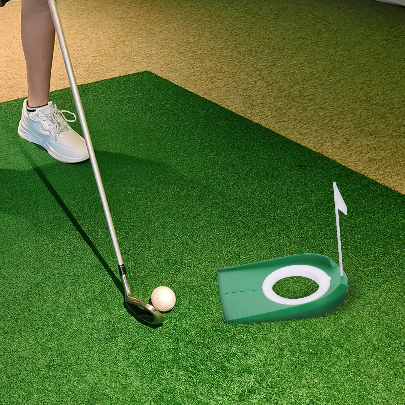 OUNONA 2pcs Golf Putting Hole Cups Indoor Golf Training Tools Golf ...