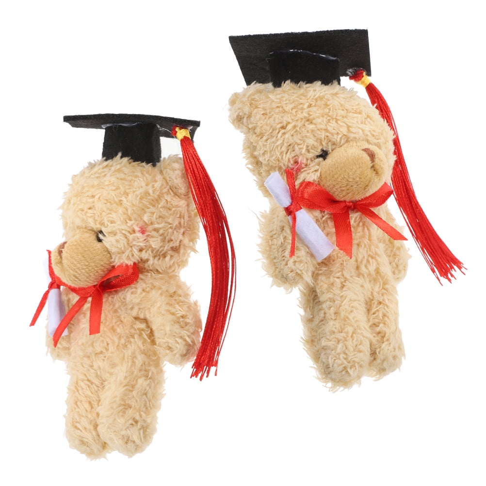 OUNONA 2pcs Graduation Bear Stuffed Animal Doctor Bear Plush for ...