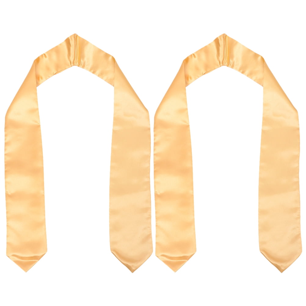 OUNONA 2pcs Graduation Gown Sashes Graduation Honor Sash Unisex Plain ...