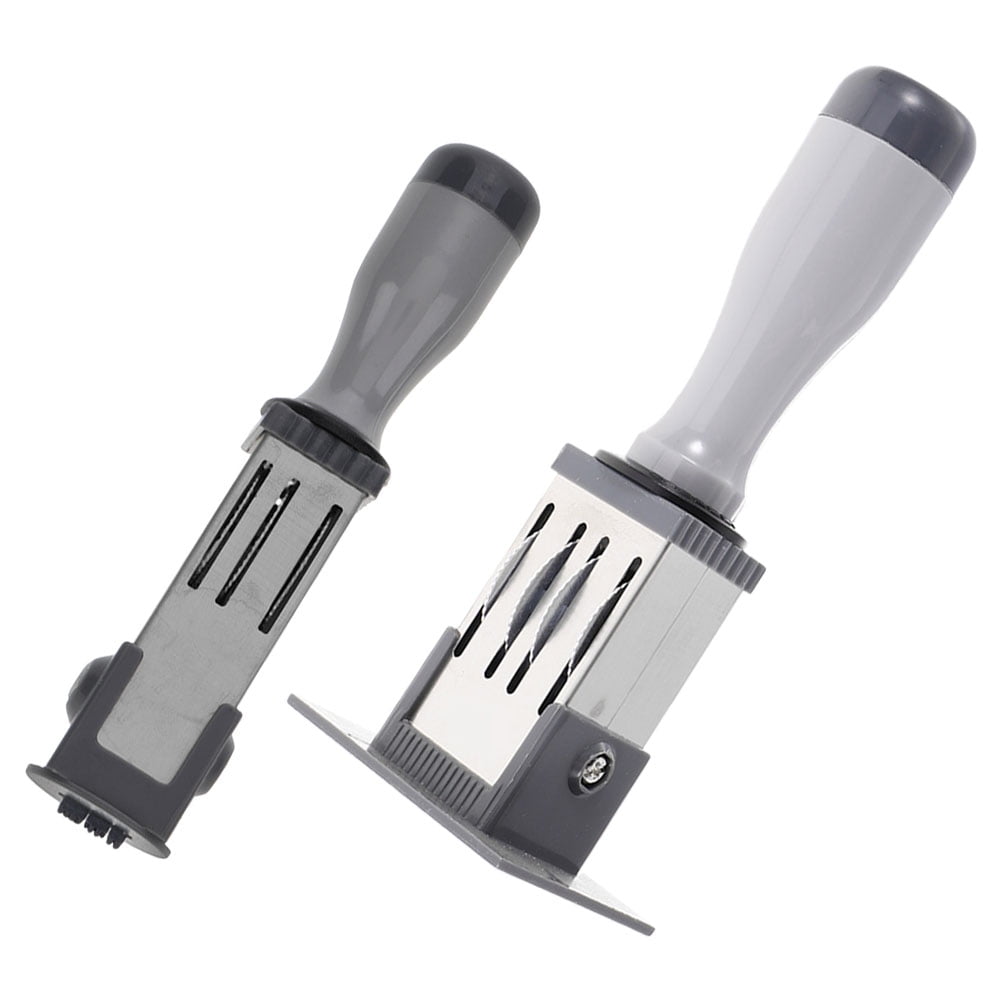 OUNONA 2pcs Handheld Document Date Stamp Small Handheld Date Stamp ...