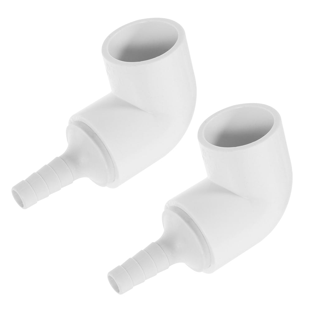 OUNONA 2pcs Hydroponic Water Pipe Fittings and Connectors, PVC Adapters ...