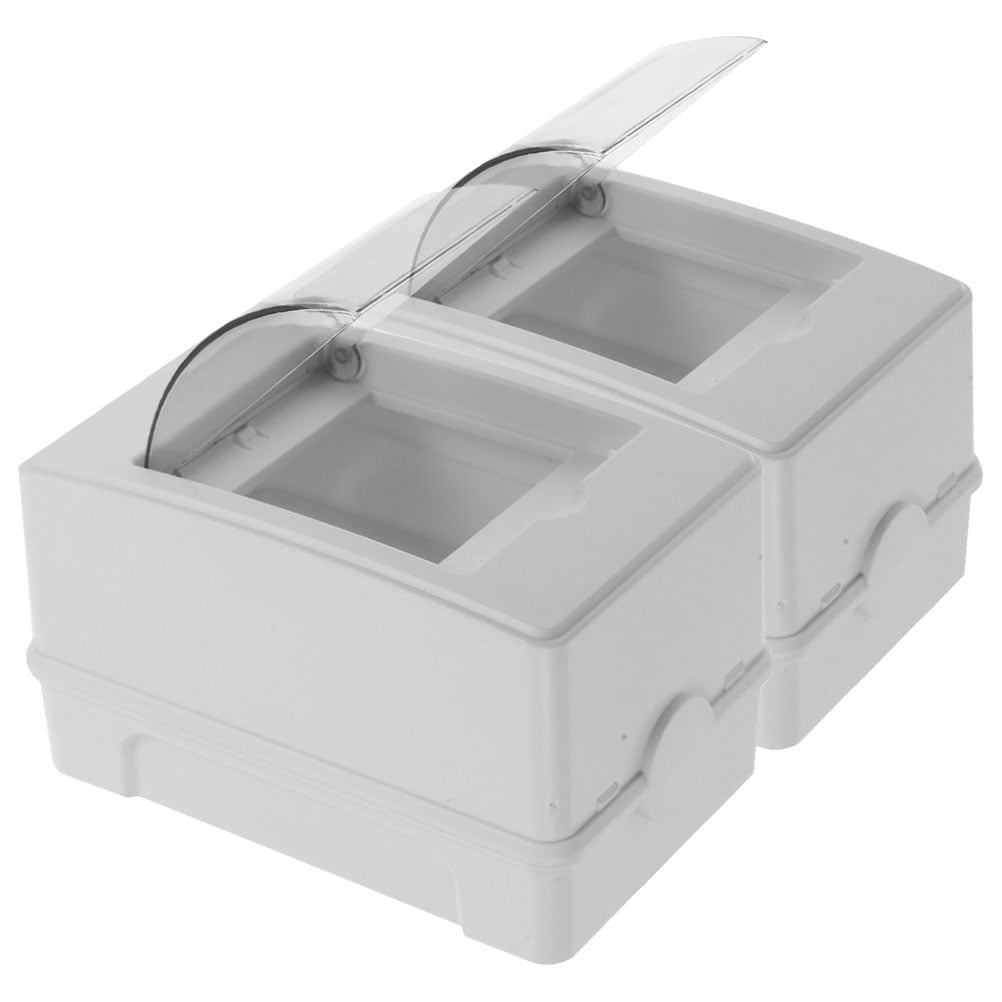 OUNONA 2pcs IP65 Waterproof Circuit Breaker Protection Box with ...