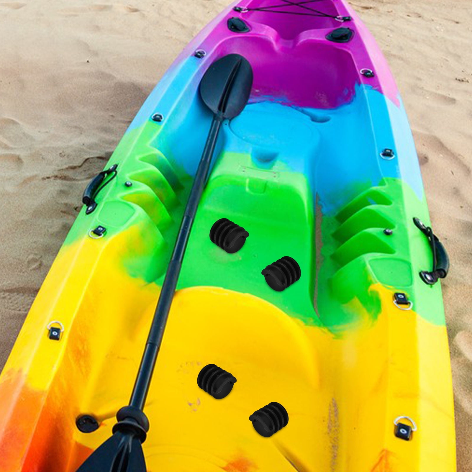 OUNONA 2pcs Kayak Marine Boat Scupper Stopper Plugs Kayak Canoe Drain ...