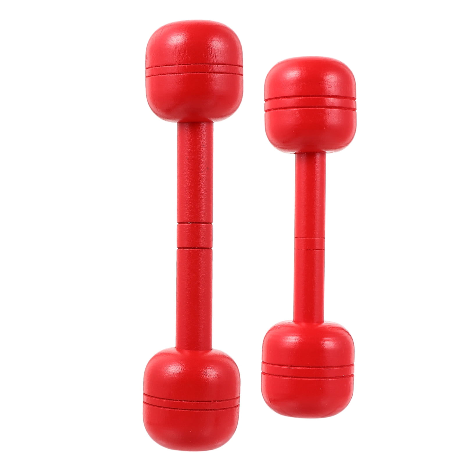 OUNONA 2pcs Kid's Ergonomic Wood Dumbbells Gymnastics Hand Barbell for Home Gym - Walmart.com