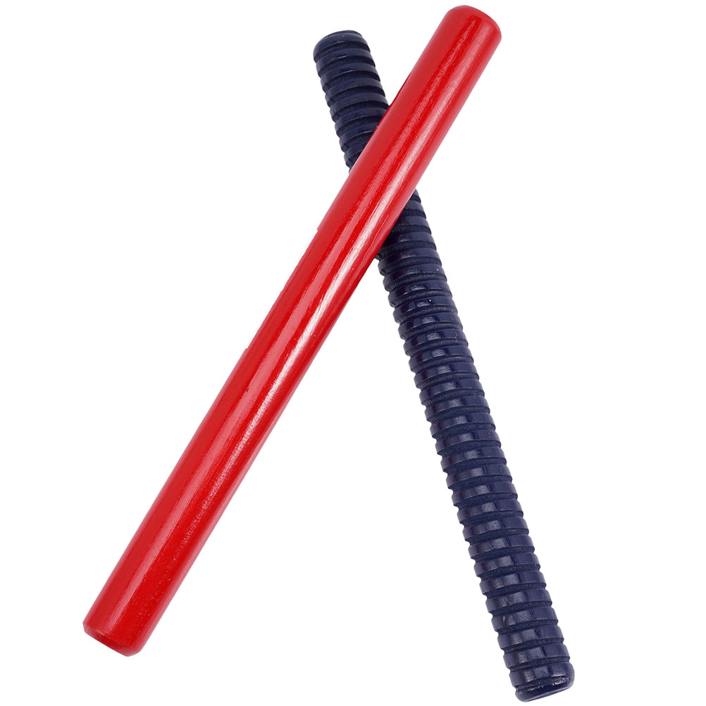 OUNONA 2pcs Kids Music Sticks Ribbed and Non Ribbed Wooden Rhythm ...