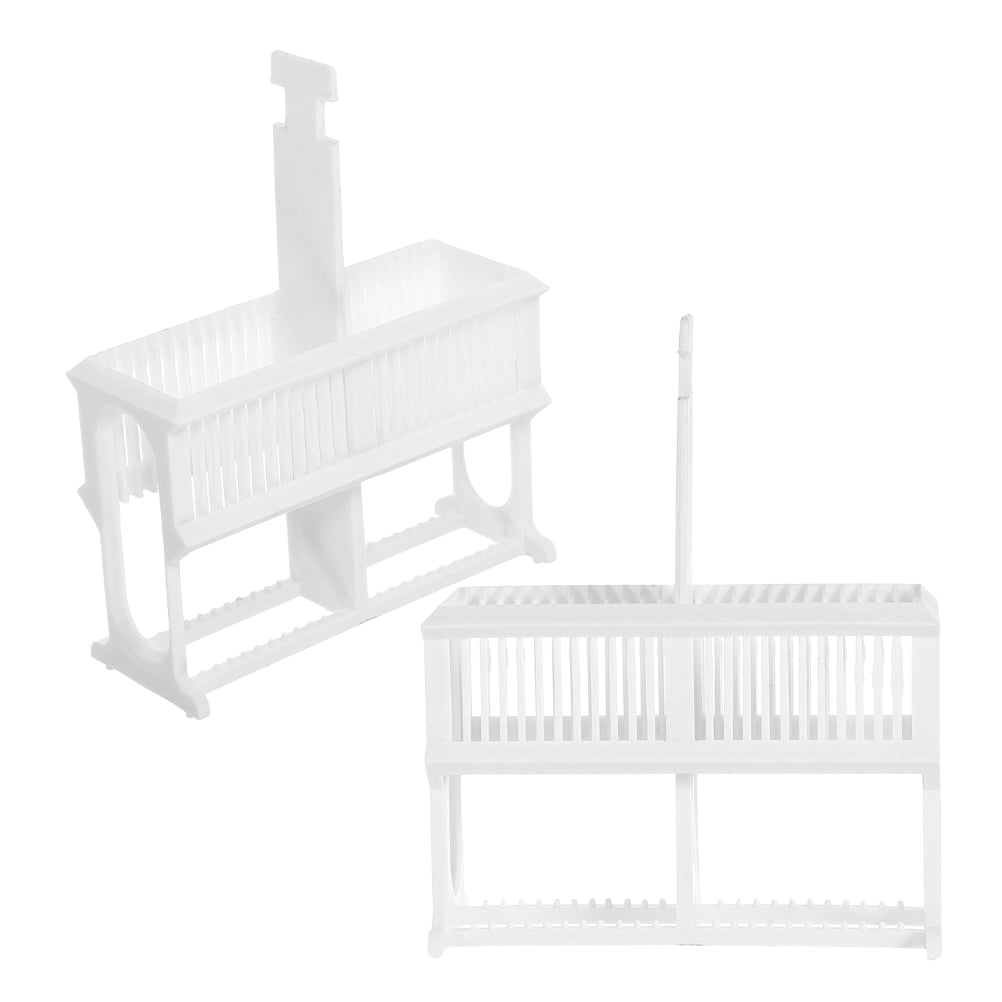 OUNONA 2pcs Laboratory Microscope Slide Holder 24-Slice Microscope ...