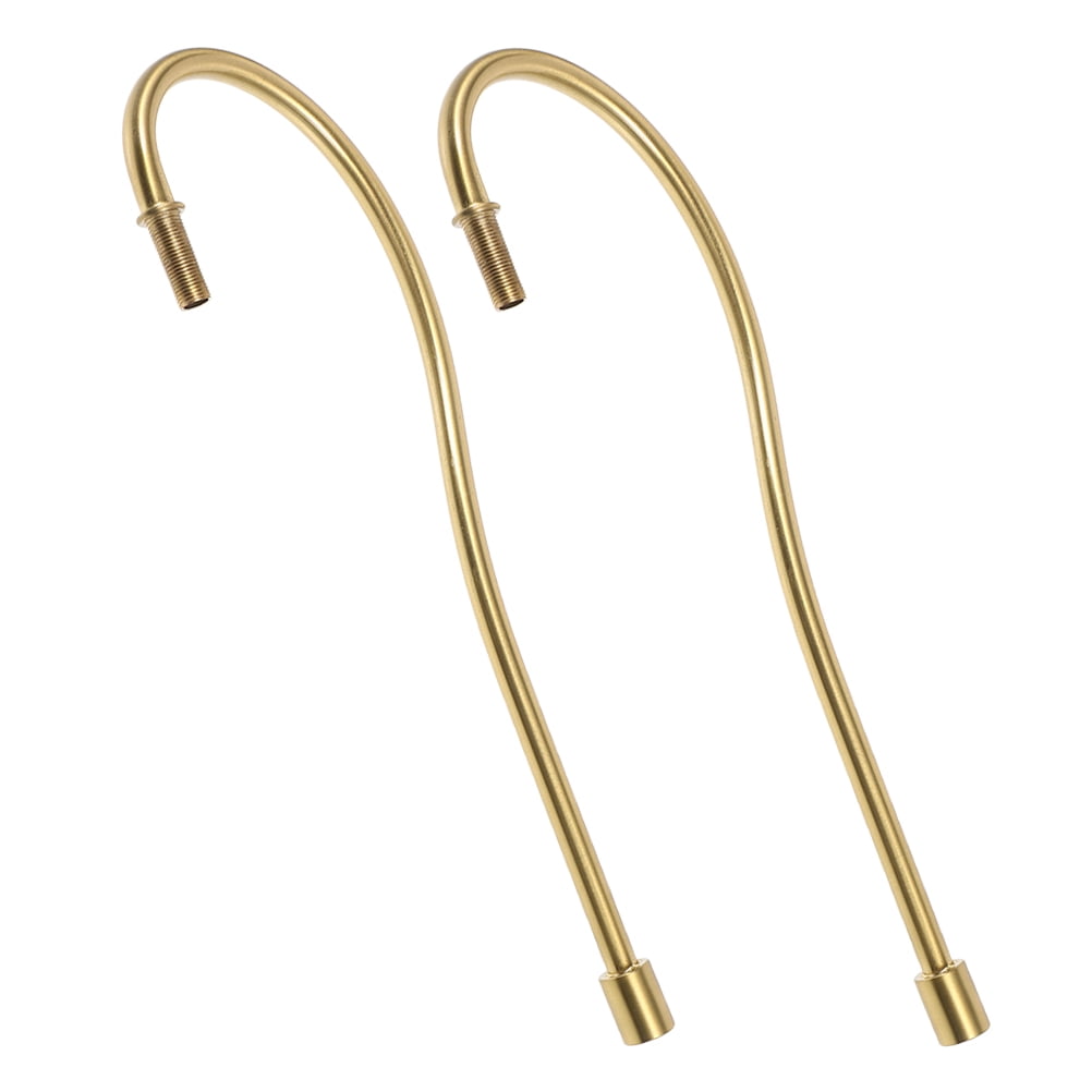 OUNONA 2pcs Extension Light Fixture with Threaded Rods Iron Downrods ...