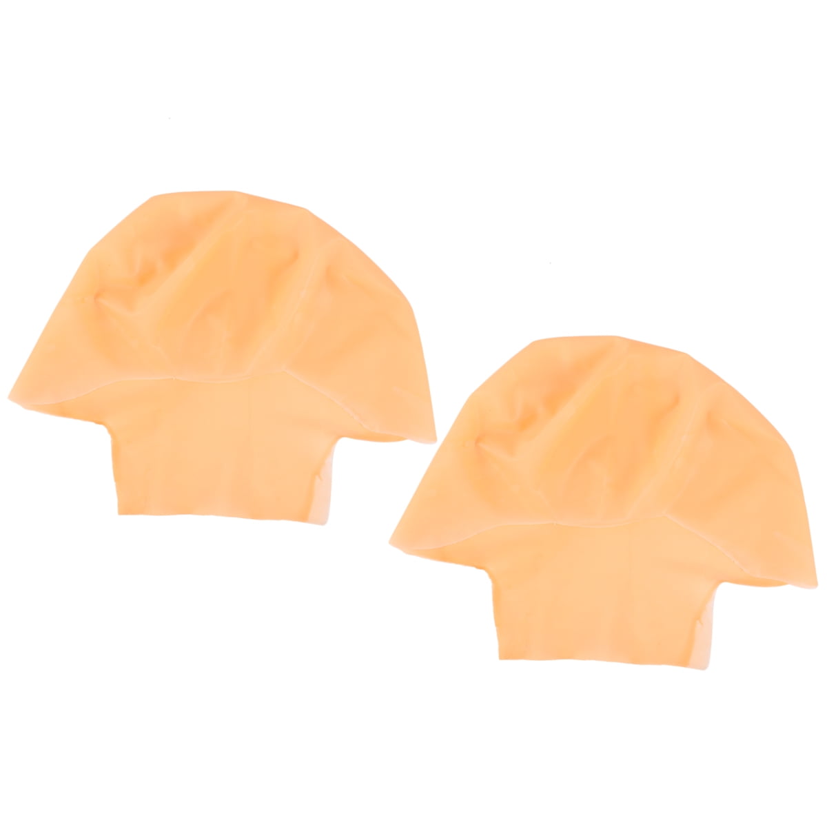 OUNONA 2pcs Latex Bald Caps Makeup Wig Adult Monk Costume Accessory for ...