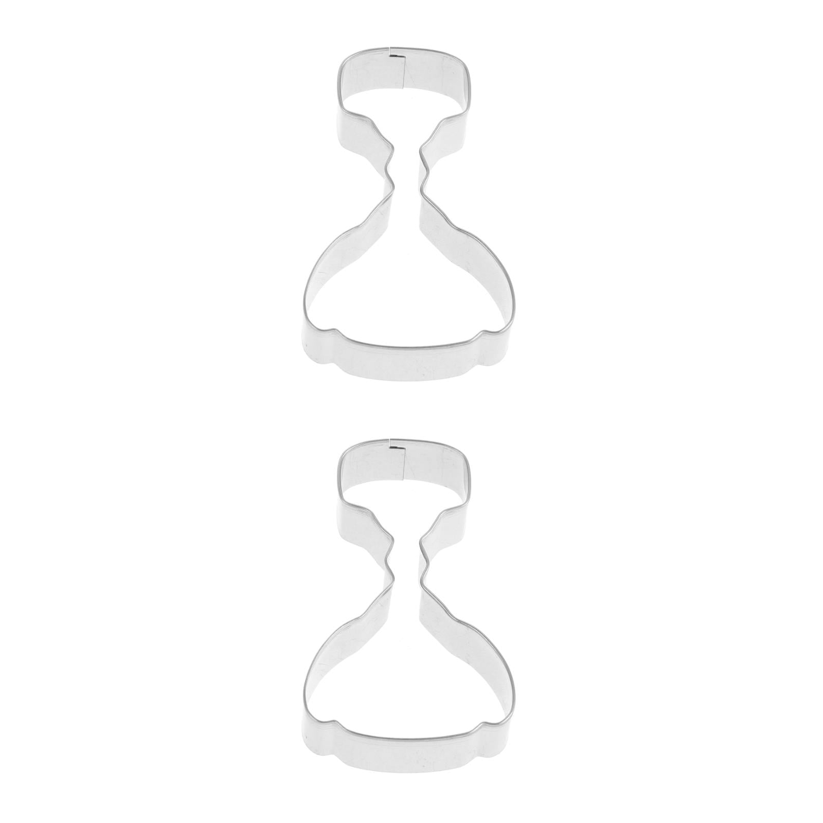 OUNONA 2pcs Metal Trophy Cookie Cutter Football Cookie Cutter Stainless ...