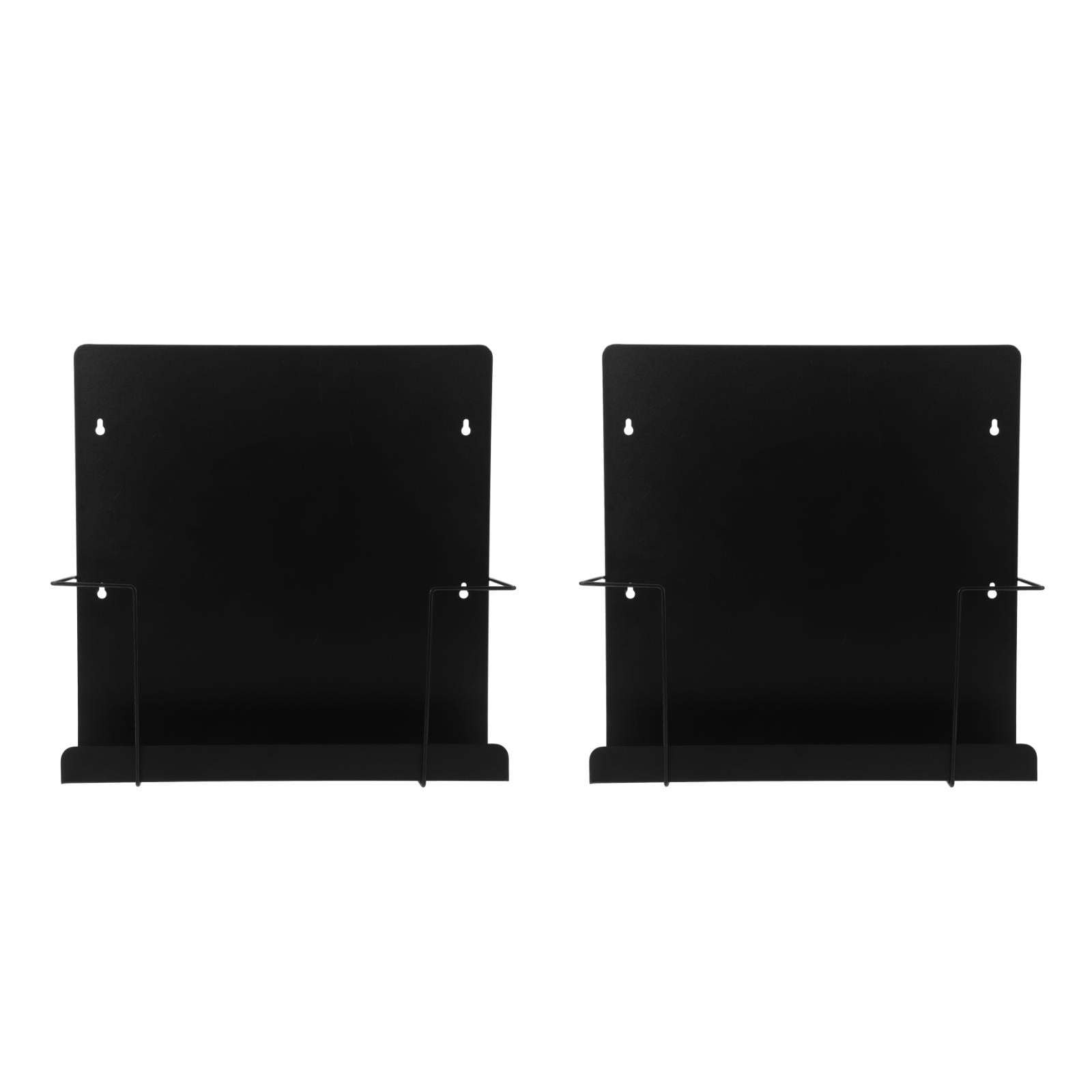 OUNONA 2pcs Metal Wall Mounted Record Storage Rack Record Holder ...