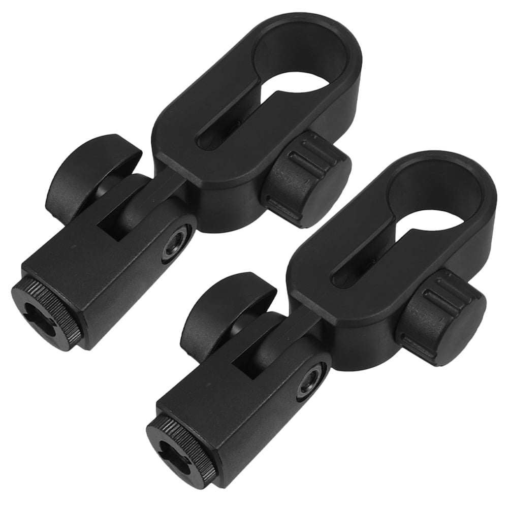 OUNONA 2pcs Microphone Clip Holders Mic Clips Plastic Mic Clamp ...