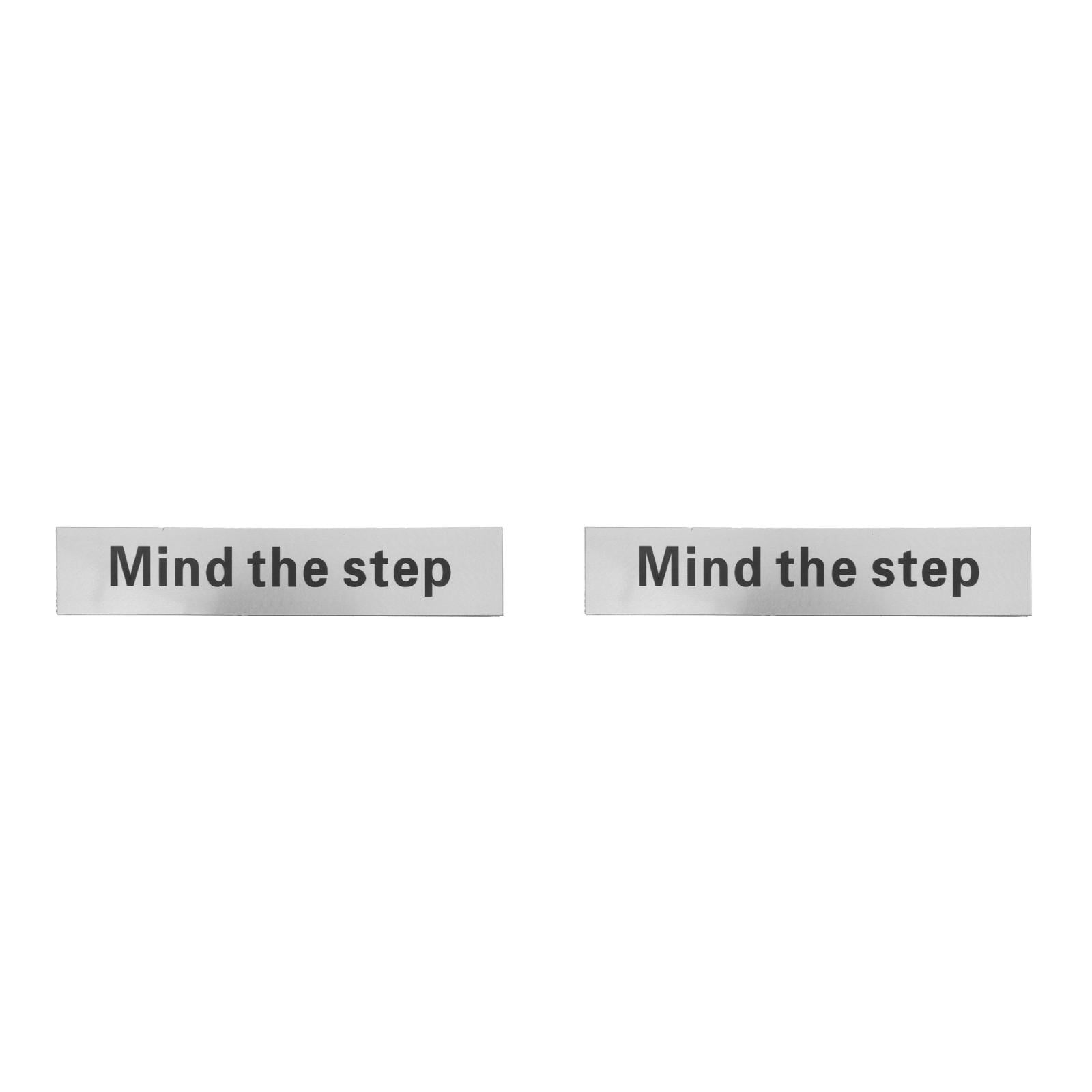 OUNONA 2pcs Mind The Step Sign Caution Mind the Signs Boards For Stairs ...