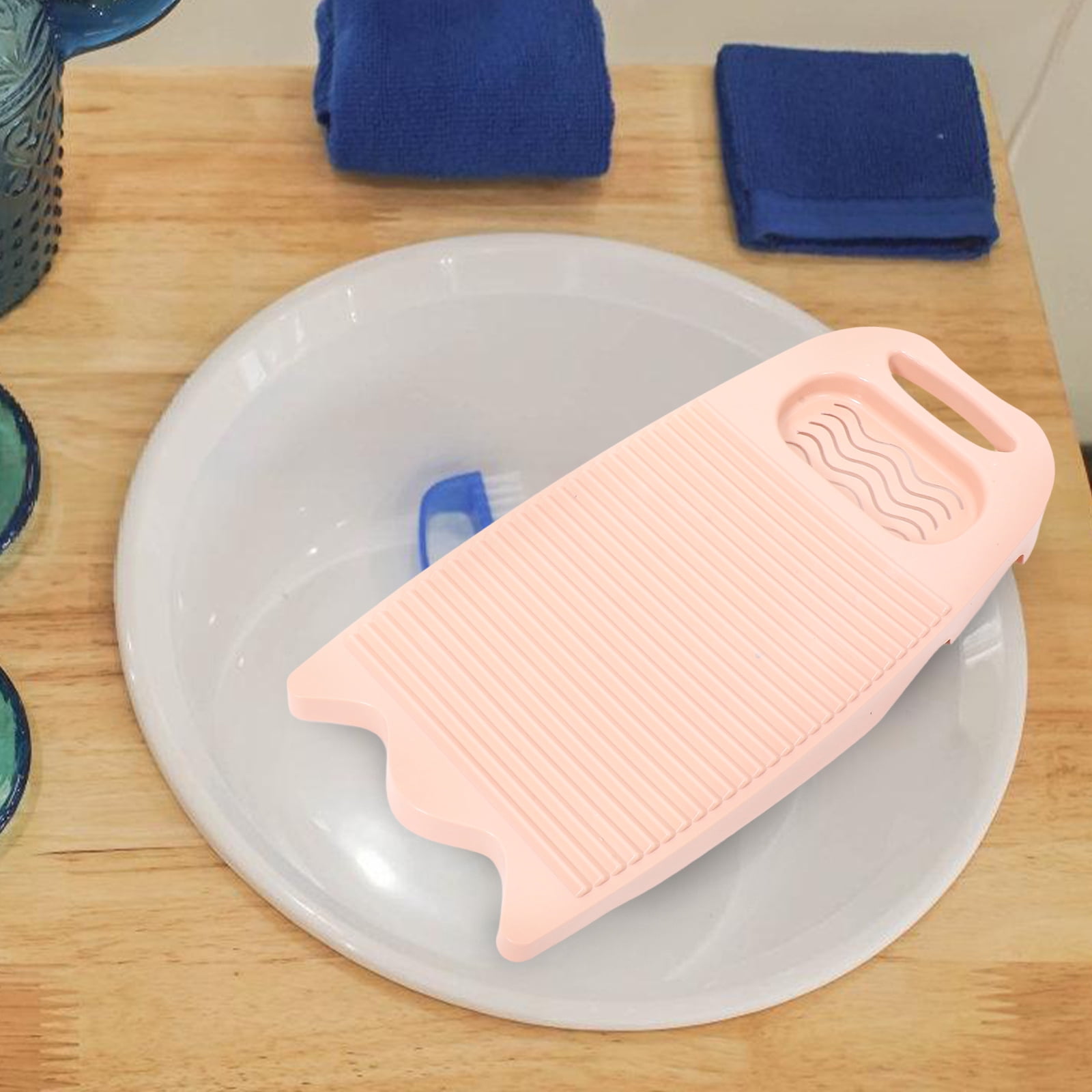 OUNONA 2pcs Mini Washboard Portable Handheld Plastics Clothes ...