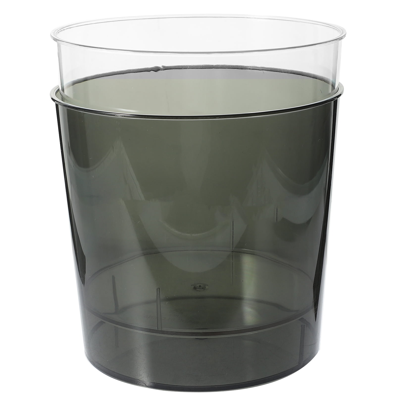 OUNONA 2pcs Mini Wastebasket Office Waste Can Mini Trash Bin Office ...