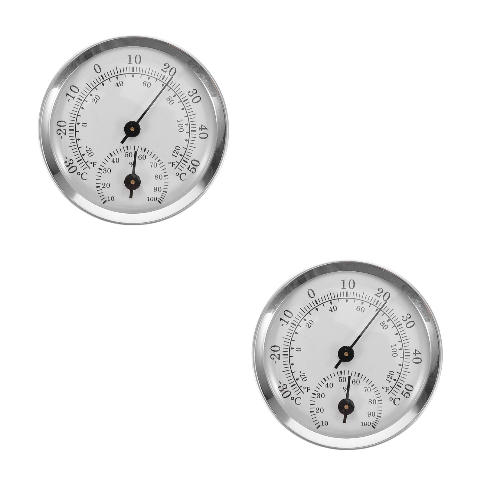 OUNONA 2pcs Mini White Plastic Thermohygrometer Temperature And ...