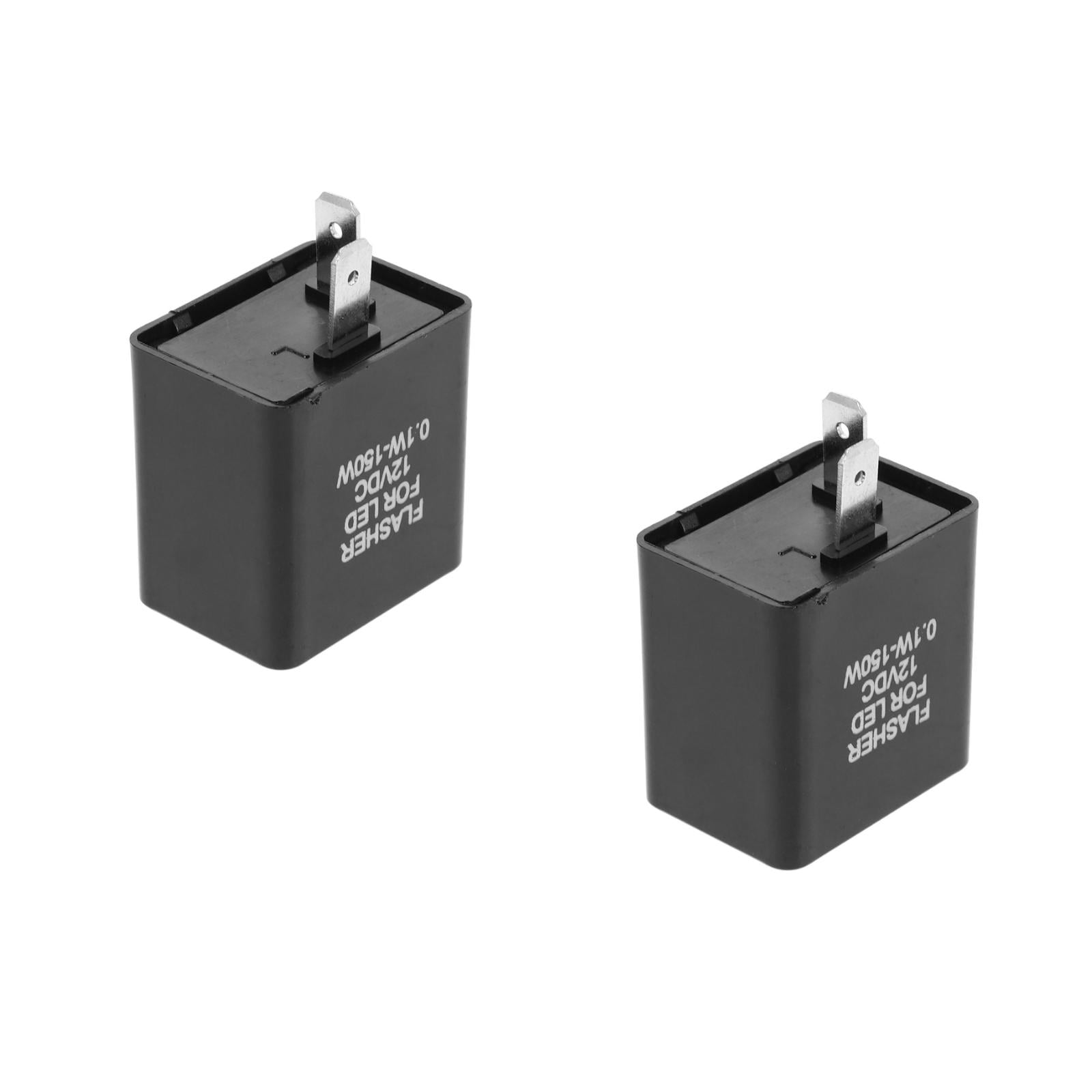 OUNONA 2pcs Motorcycle Turn Signal Relay Turn Signal Control Relay 2 ...