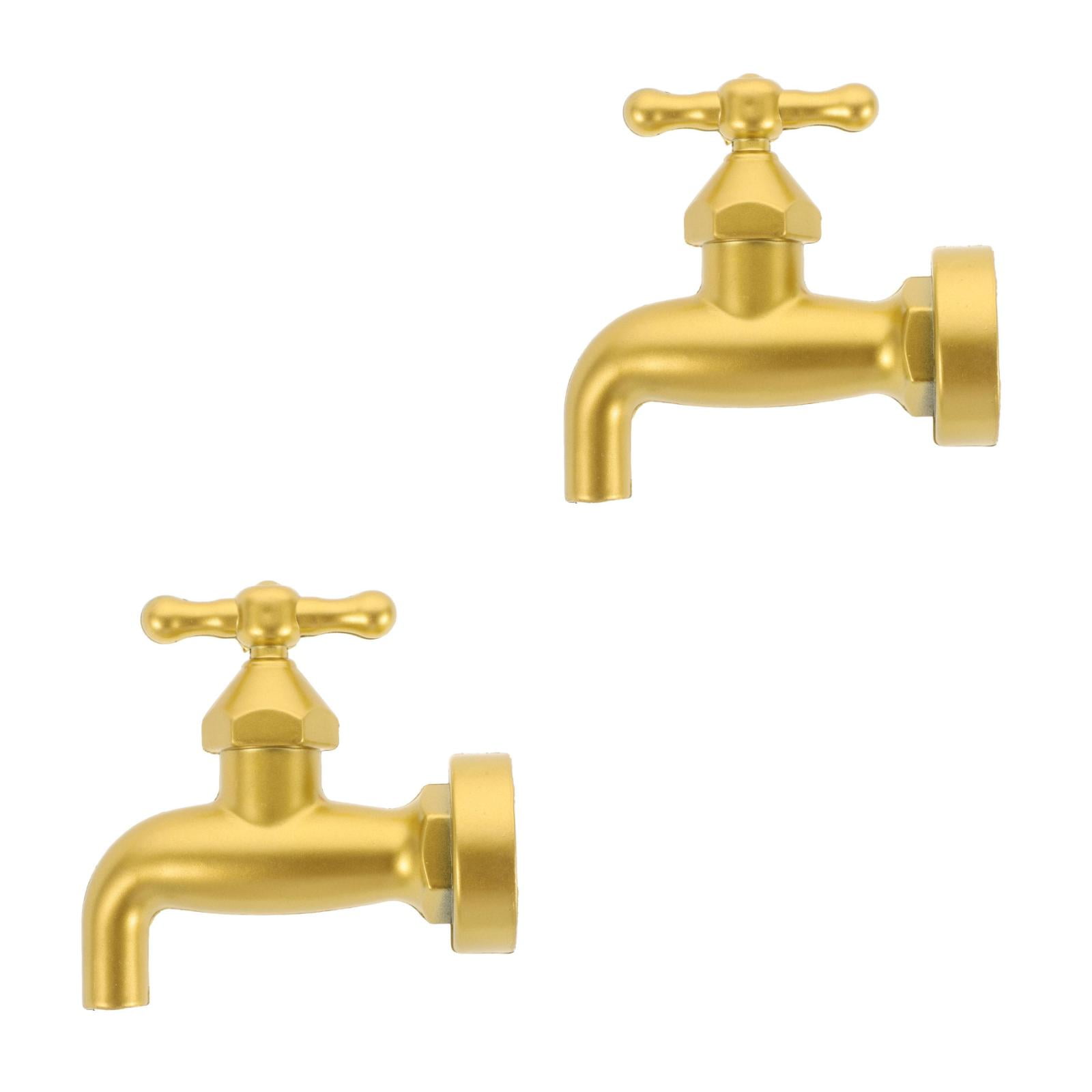 OUNONA 2pcs Outdoor Decor Flowing Spout Fountain Flowing Spout Watering ...