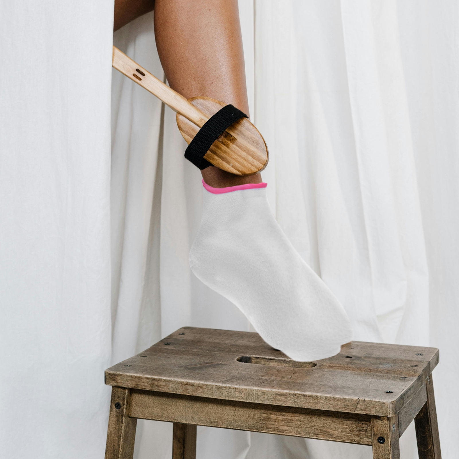 OUNONA 2pcs Paraffin Wax Bath Foot Liners Foot Covers For Feet With ...