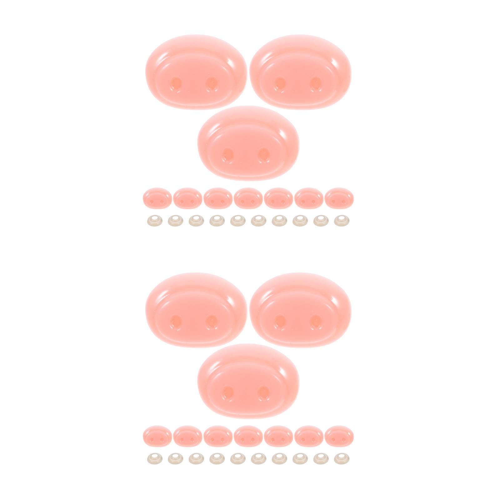 OUNONA 2pcs Pig Nose And Washers 20 Set Plastic Safety Nose Craft ...
