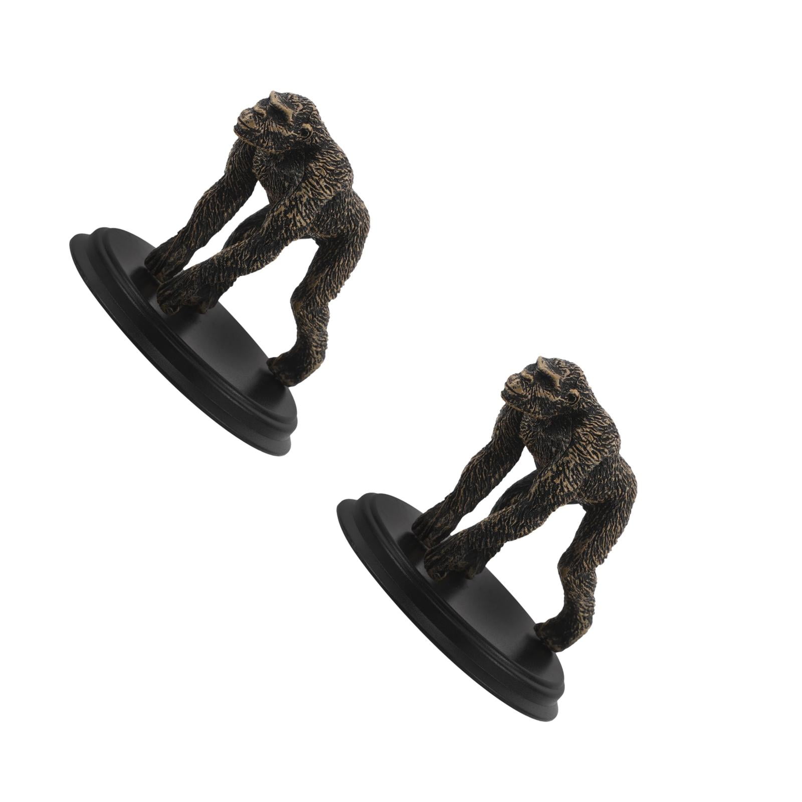 OUNONA 2pcs Plastic Caveman Model Prehistoric Man Figurine Model for ...