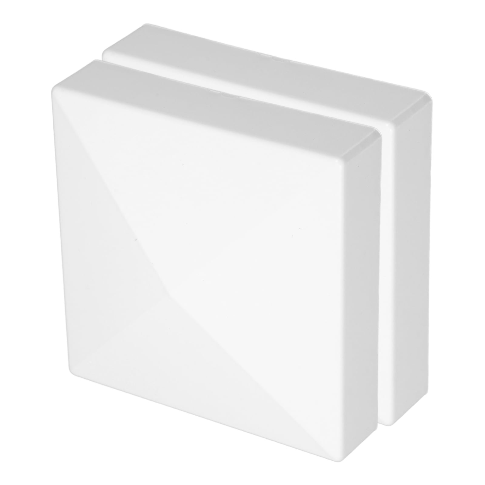 OUNONA 2pcs Plastic Post Top Caps Fence Post Caps Deck Post Caps ...