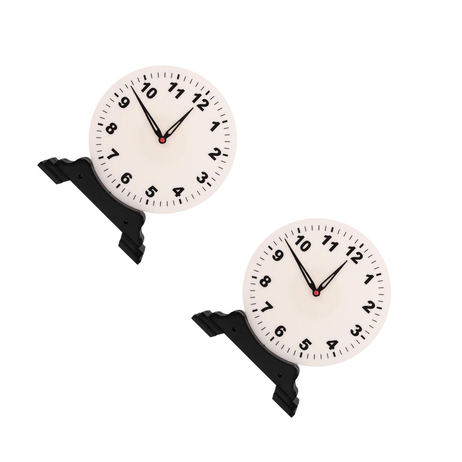 OUNONA 2pcs Plastic Small Clock Kids Learning Clock Kid Plastic ...
