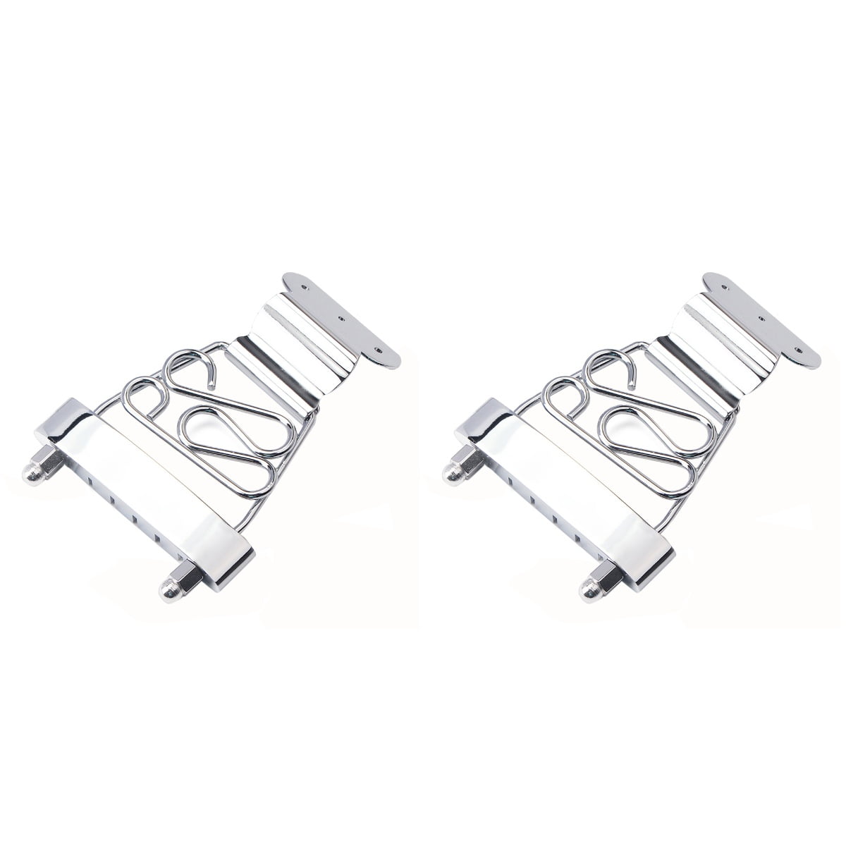 OUNONA 2pcs Plated 6 String Trapeze Tailpiece for Archtop Guitar ...