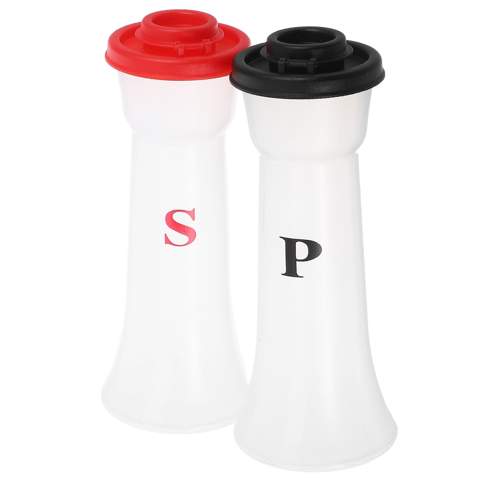 OUNONA 2pcs Portable Salt And Pepper Shakers For Kitchen Seasoning Jars ...