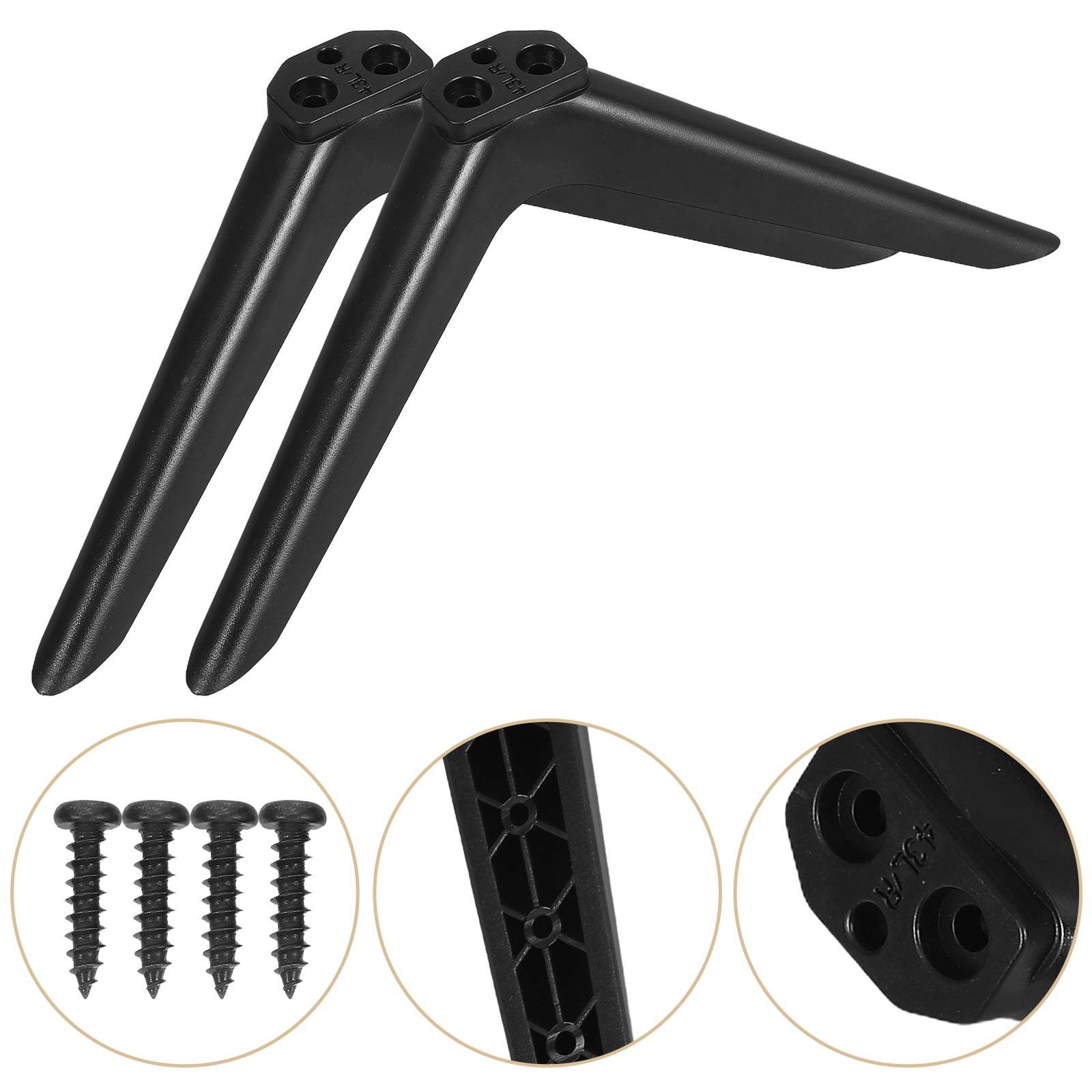 OUNONA 2pcs Portable TV Stand Universal 37-43 Inches TV Legs with ...