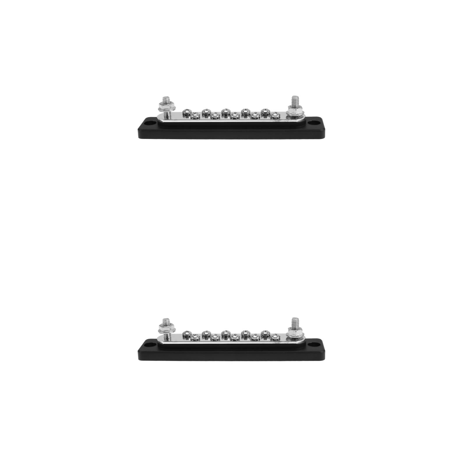 OUNONA 2pcs Power Distribution Block Bus Bar 150 Amp Rating Marine Bus Bar Automotive Terminal ...