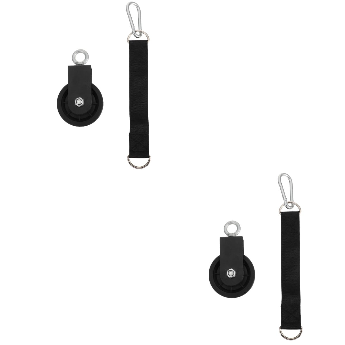 OUNONA 2pcs Pulley System DIY Attachment Silent Pulley Rotation Pulley ...