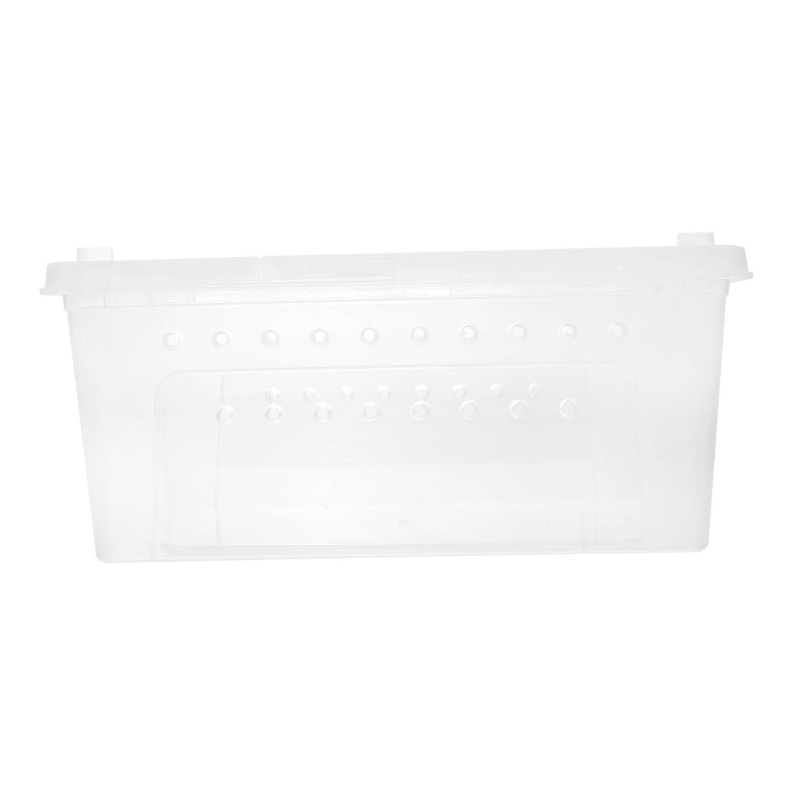 OUNONA 2pcs Reptile Feeding Box Terrarium Aquarium Breeding Tank ...