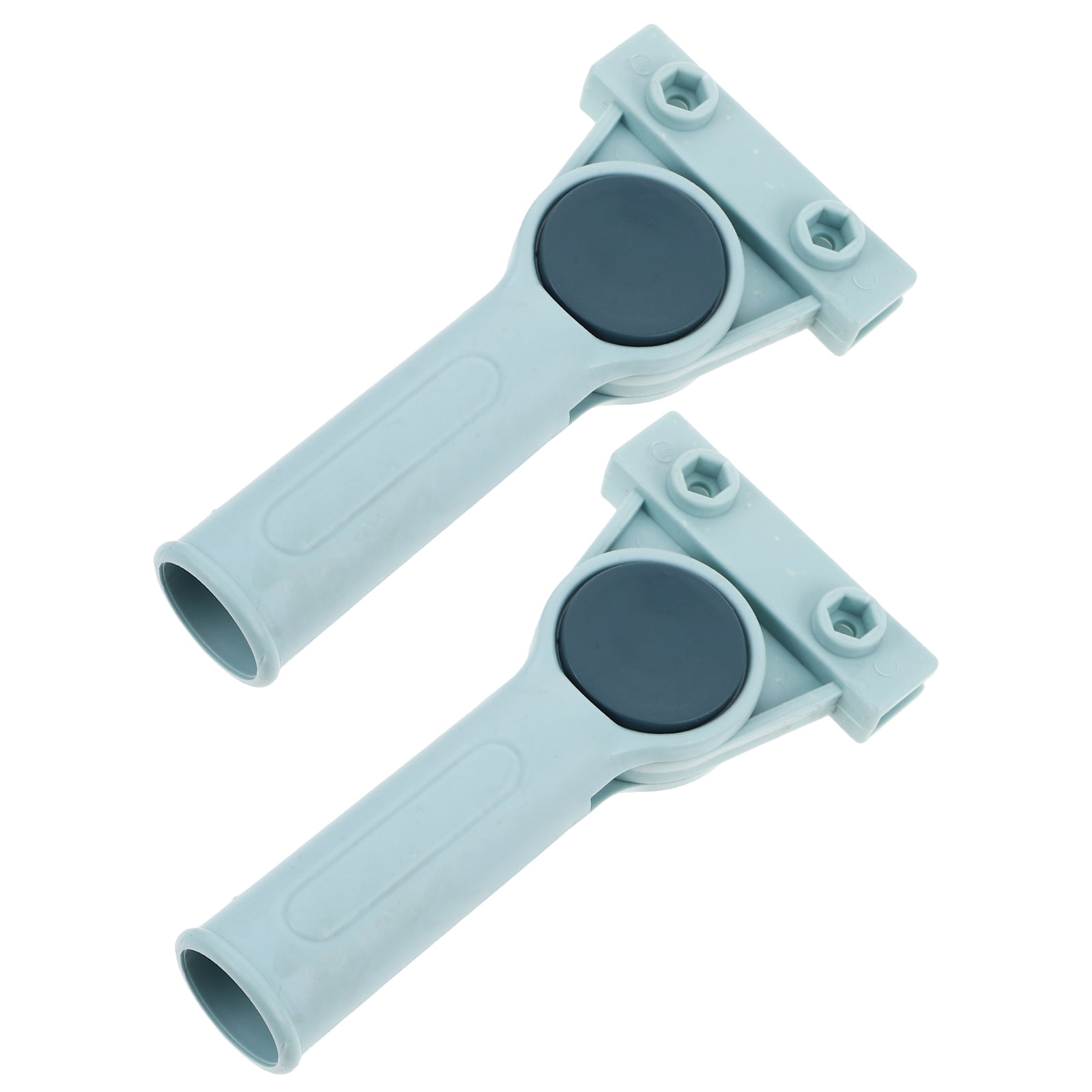 OUNONA 2pcs Rotatable Mop Handle Clip Mop Head Holder Clamp Plastic Mop ...