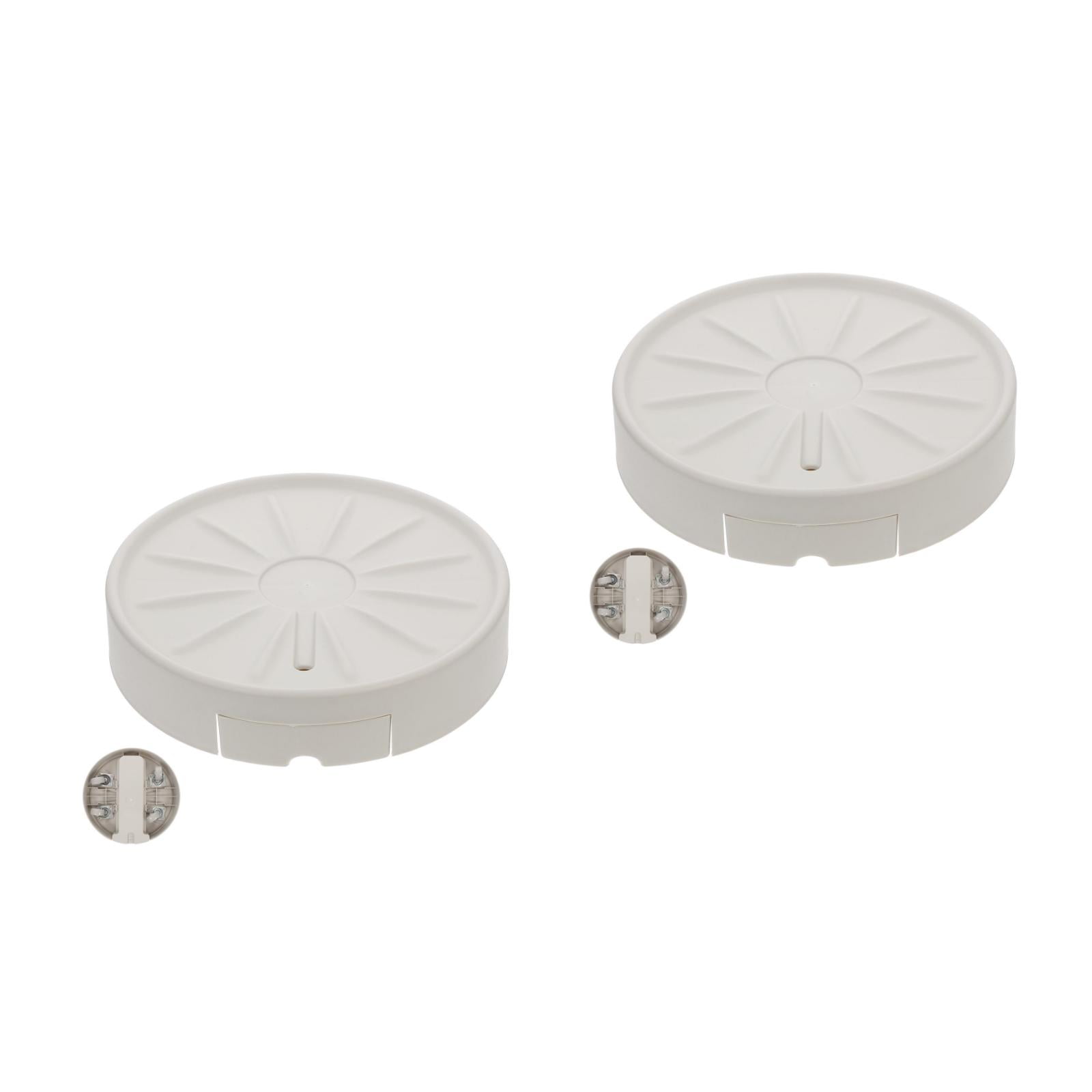 OUNONA 2pcs Round Planter Tray with Rolling Casters Planter Tray with ...