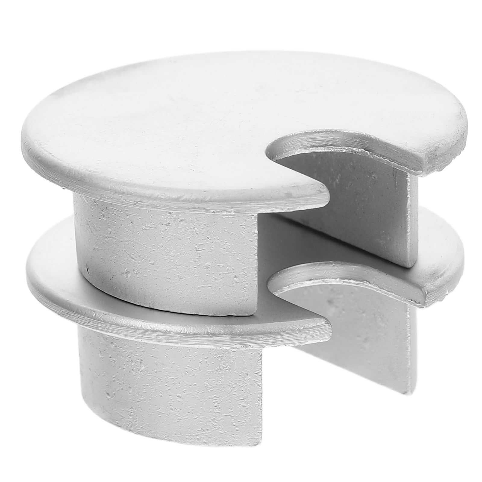 OUNONA 2pcs Round Wire Hole Plug For Desk Zinc Alloy Desktop Cord ...