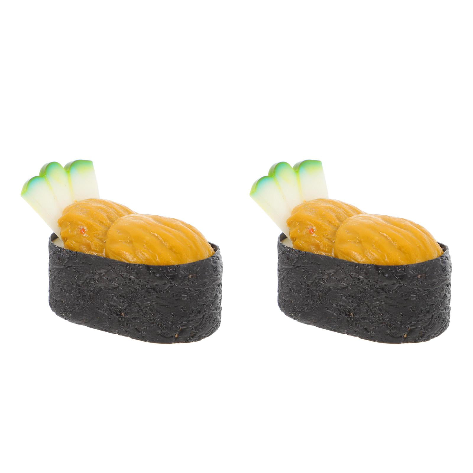 OUNONA 2pcs Simulation Onigiri Models Realistic Play Food Sushi ...