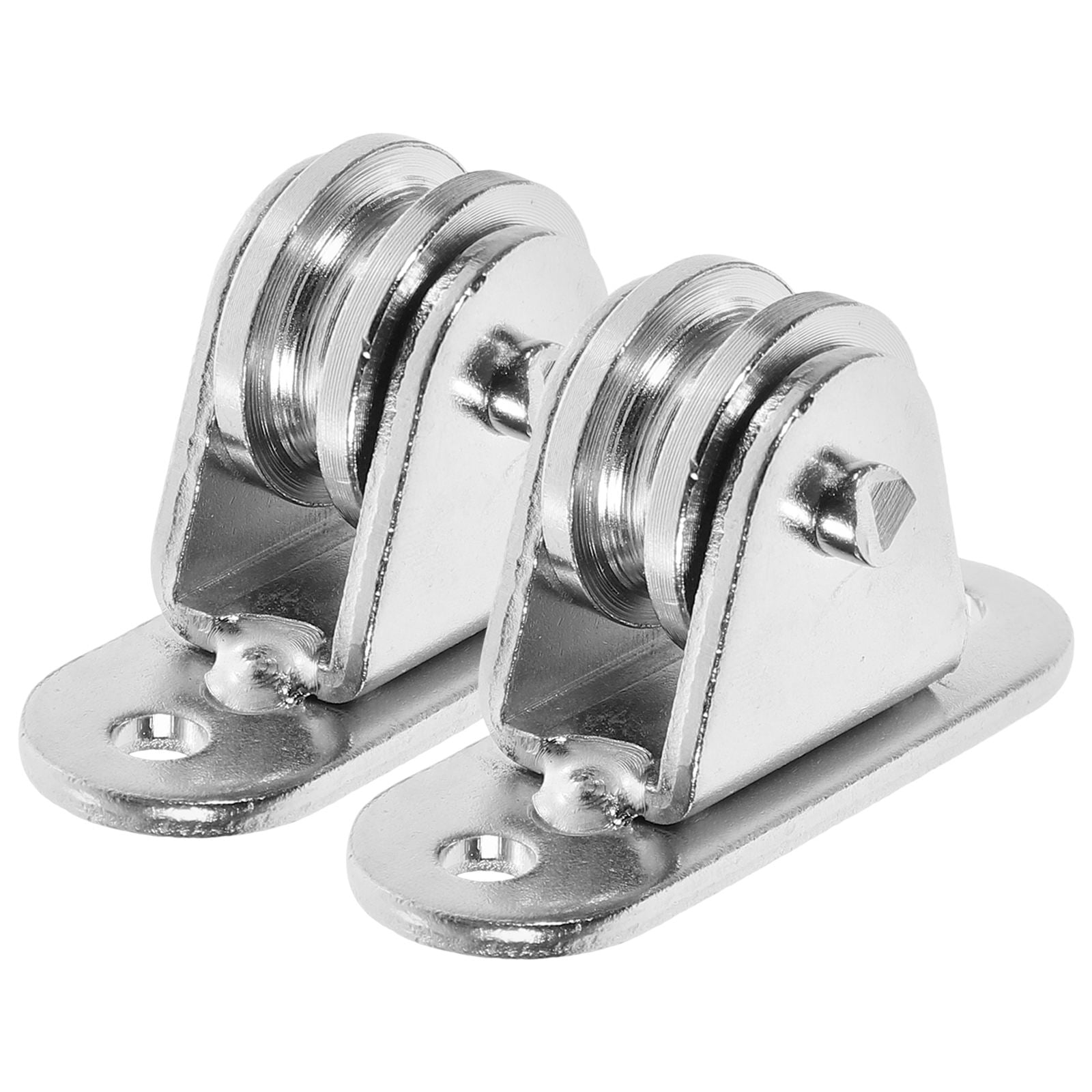 OUNONA 2pcs Single Pulley Blocks Removable Pulley Heavy Bearing Wheel ...