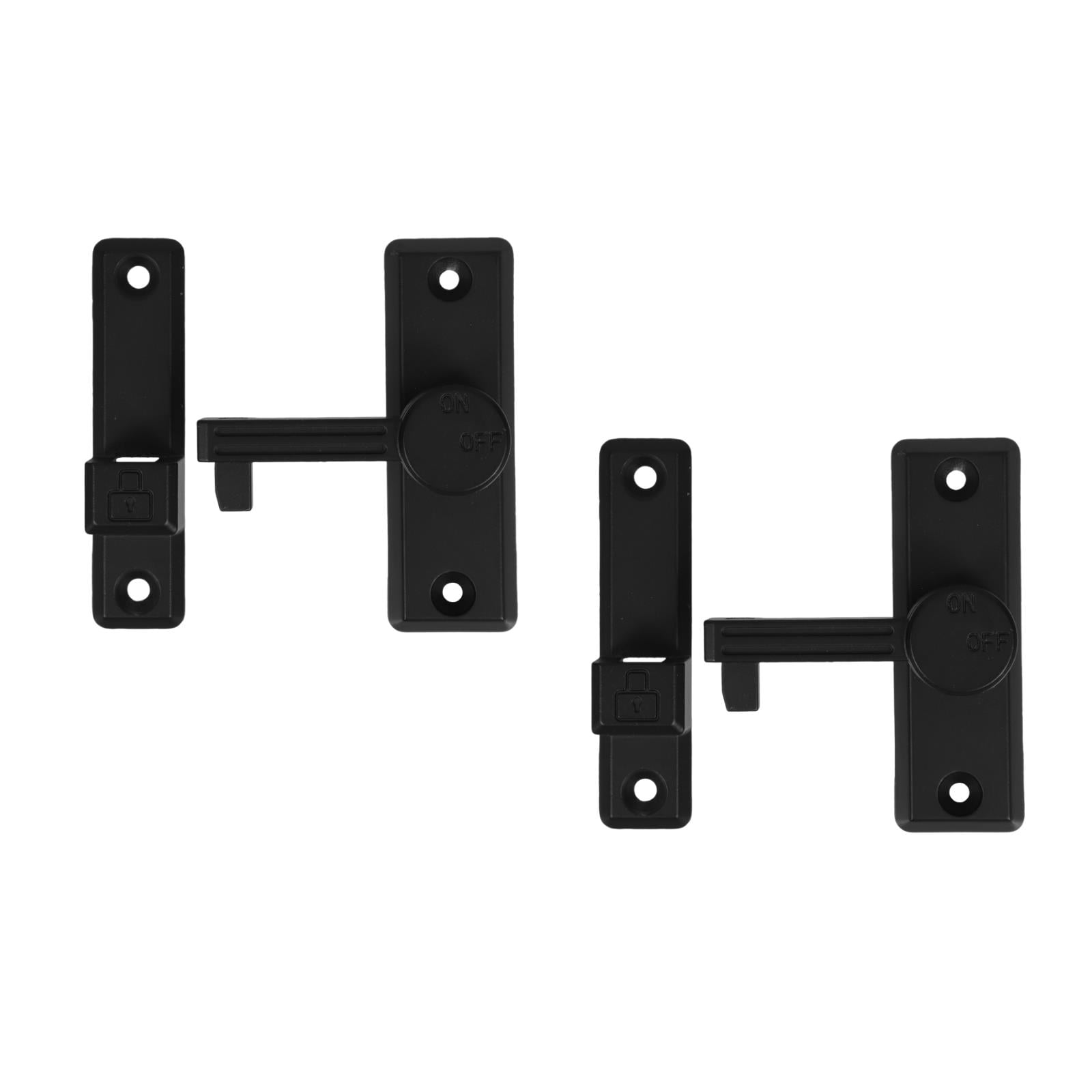 OUNONA 2pcs Sliding Barn Door Lock Barn Door Latch Security Door Guard ...