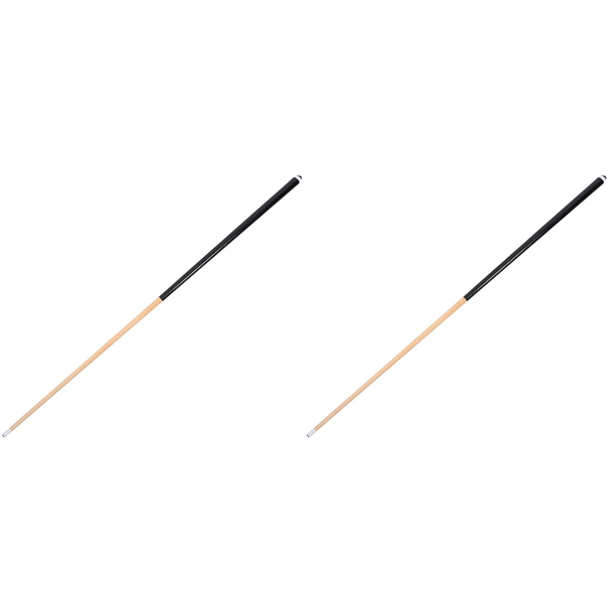 OUNONA 2pcs Small Wooden Pool Cue Kids Use Short Pool Stick Portable ...