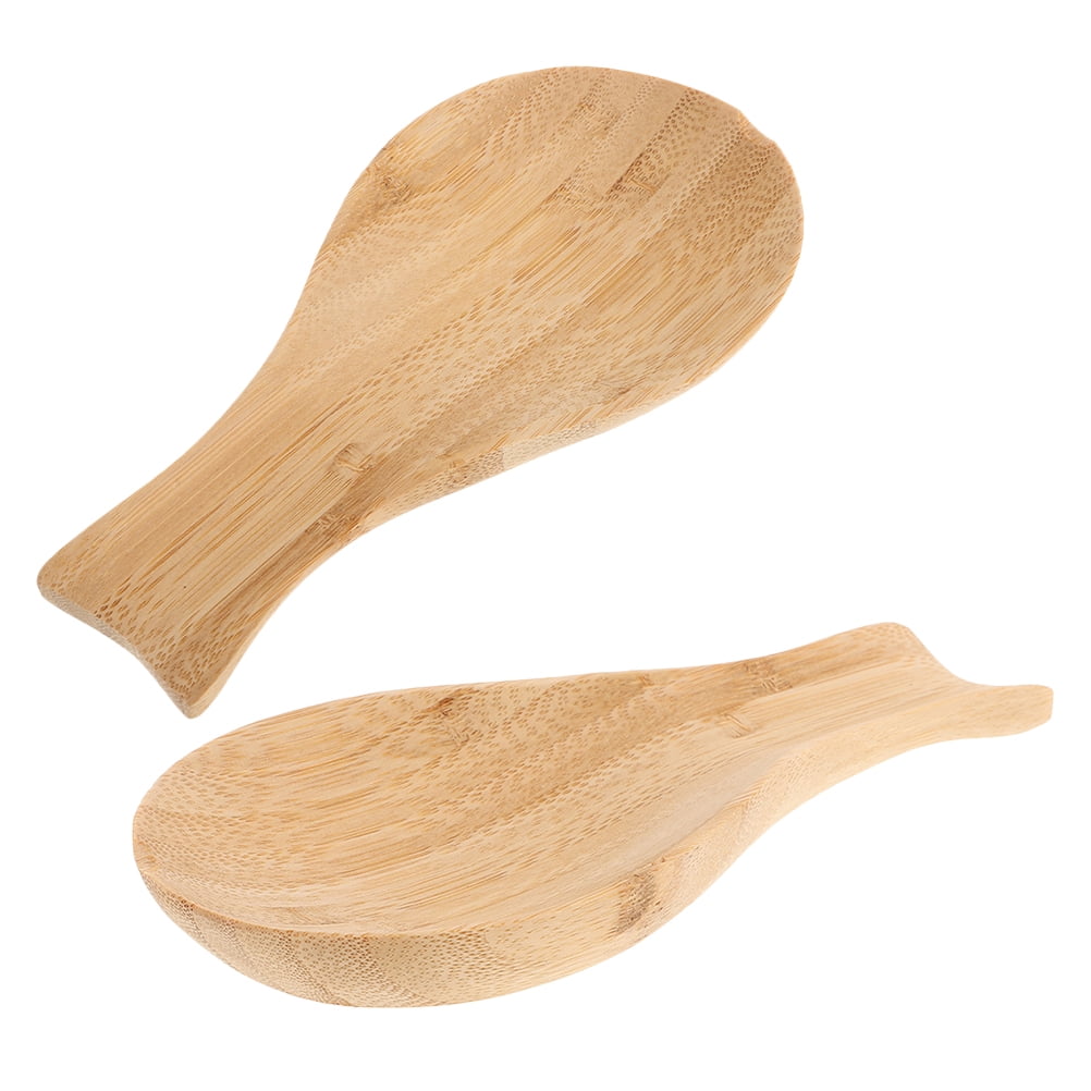OUNONA 2 Pcs Kitchen Utensils Spoon Spoon Rest Chopstick Rest 18.00X9 ...