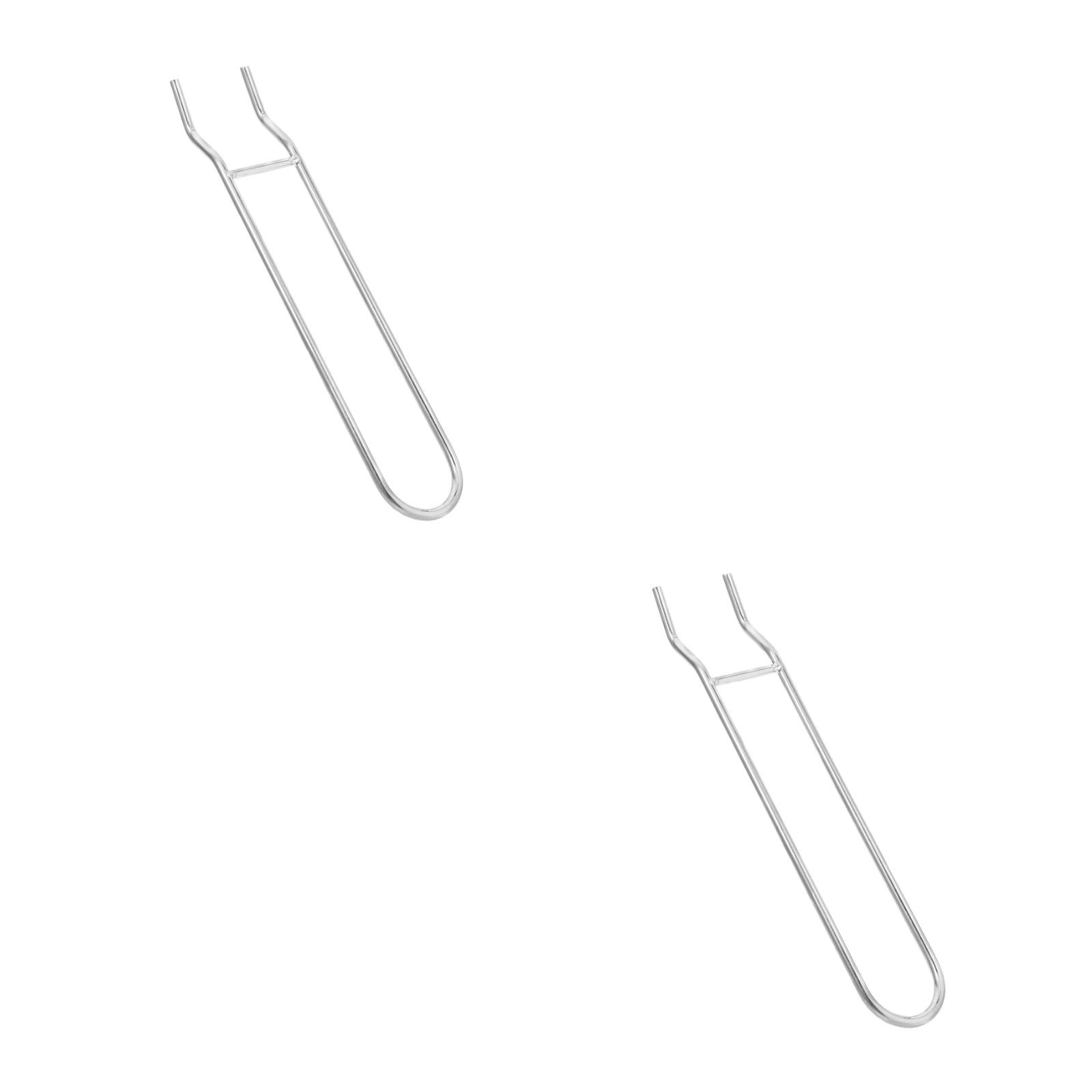 OUNONA 2pcs Stainless Steel Barbecue Grill Grate Lifter Anti-scald ...