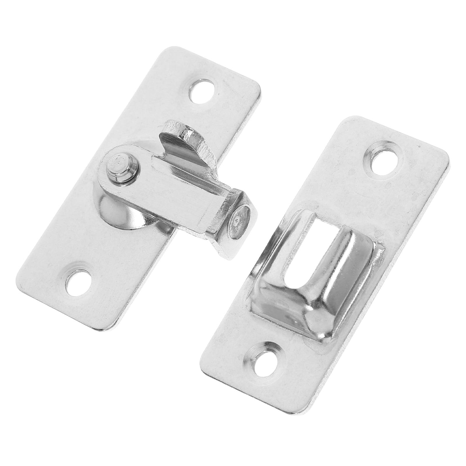 OUNONA 2pcs Stainless Steel Sliding Door Lock Hasp 90 Degree Lock for ...